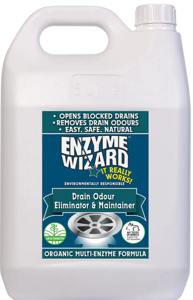 ENZYME WIZARD DRAIN ODOUR ELIMINATOR - 3 x 5 LITRE – CHeW - Cleaning ...